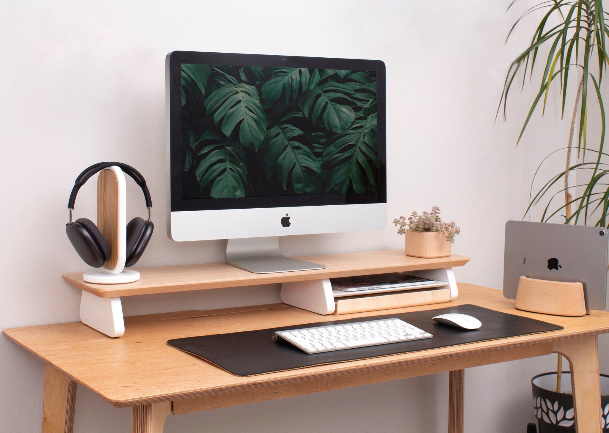 Solid Wood Monitor Stand (Maple - Ash)